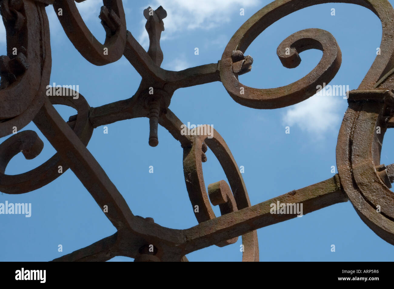 Ornate French ironwork Stock Photo - Alamy