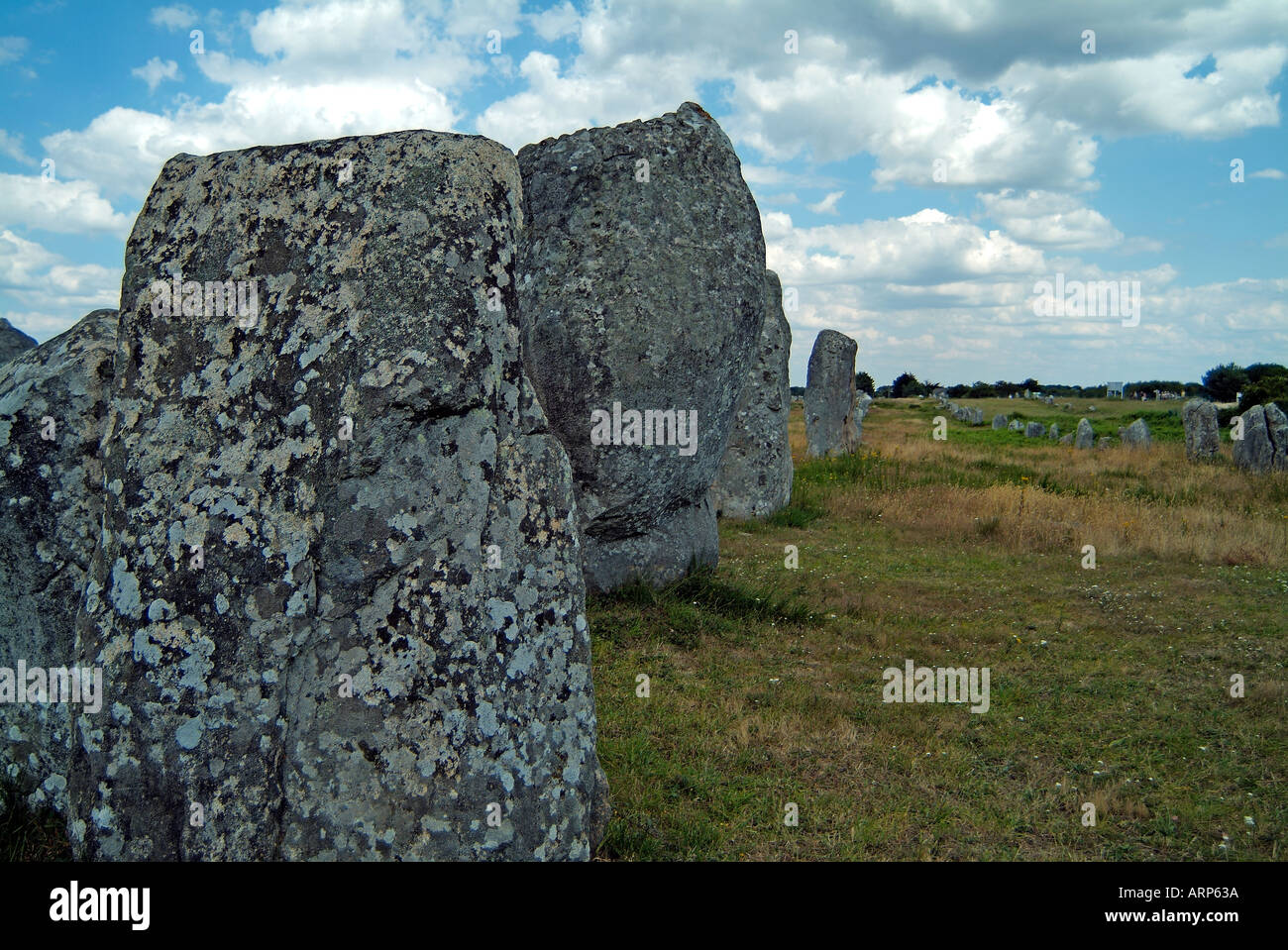 Big granite rocks in Carnac Brittany Stock Photo - Alamy