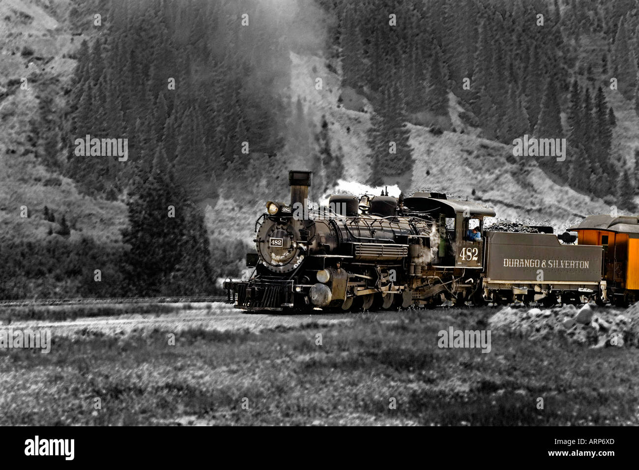 Silverton colorado tourist train hi-res stock photography and images ...