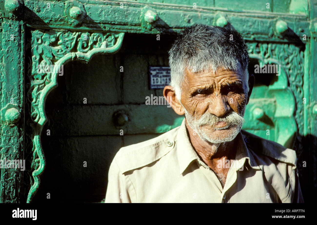 Rajasthani portrait, Pushkar, India Stock Photo - Alamy