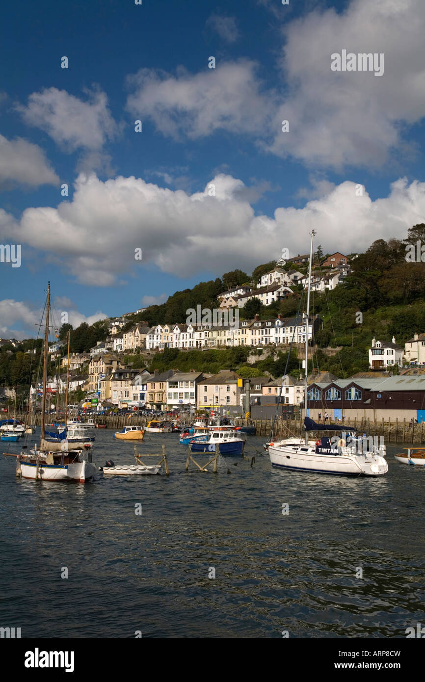 harbour side at looe cornwall Stock Photo - Alamy