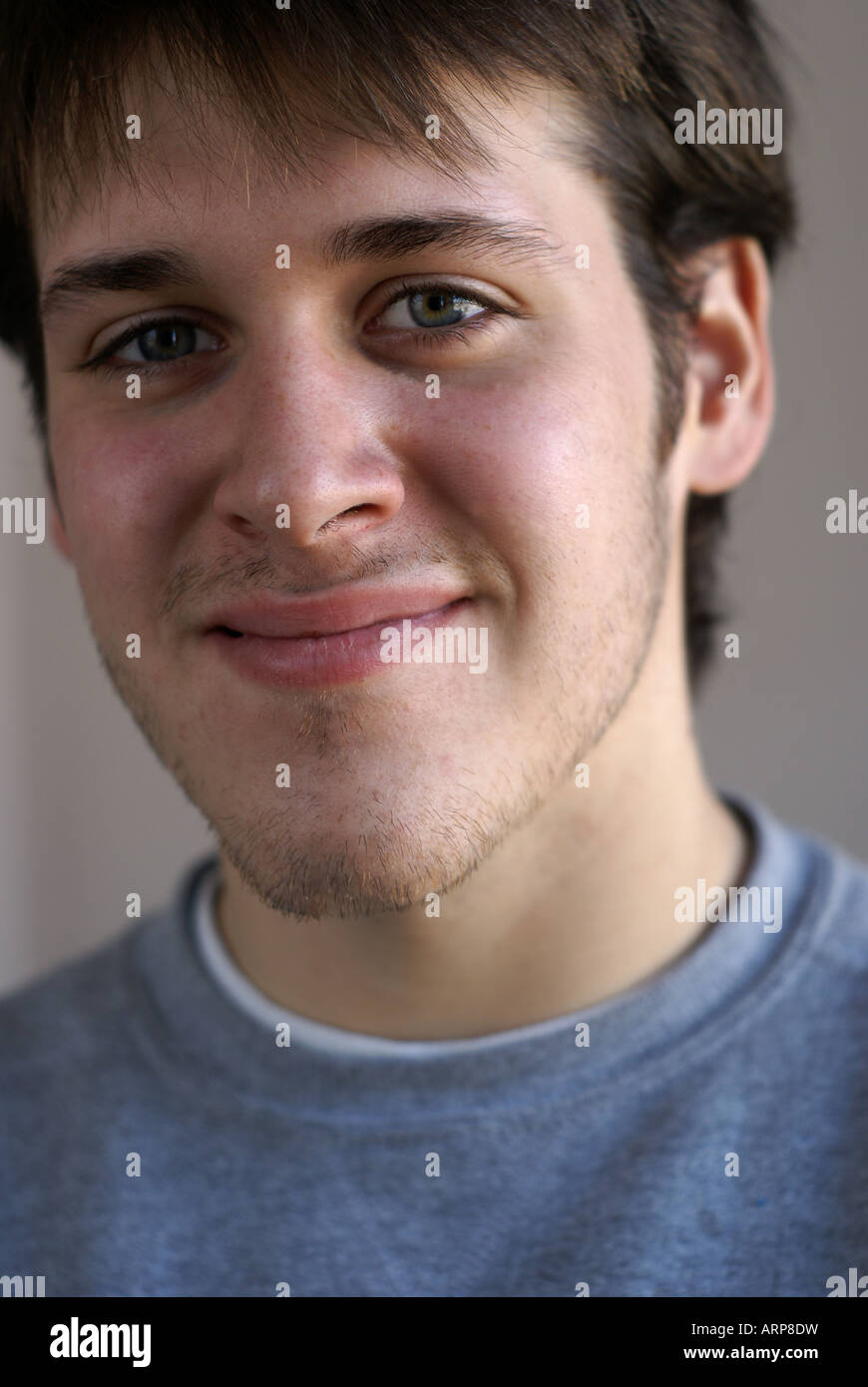 Slight smile optimistic positive hi-res stock photography and images ...