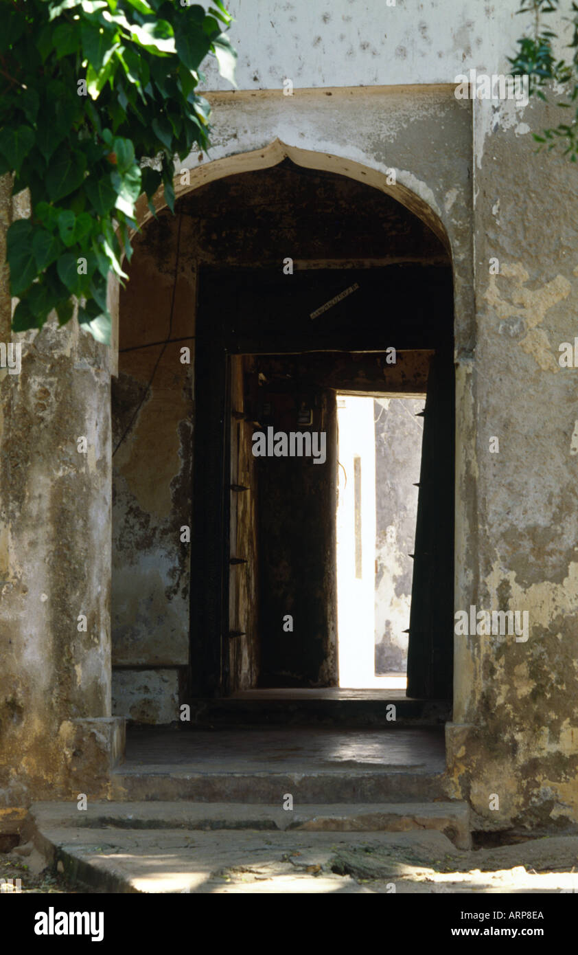 Entrance Gate Lamu Kenya East Africa Stock Photo - Alamy