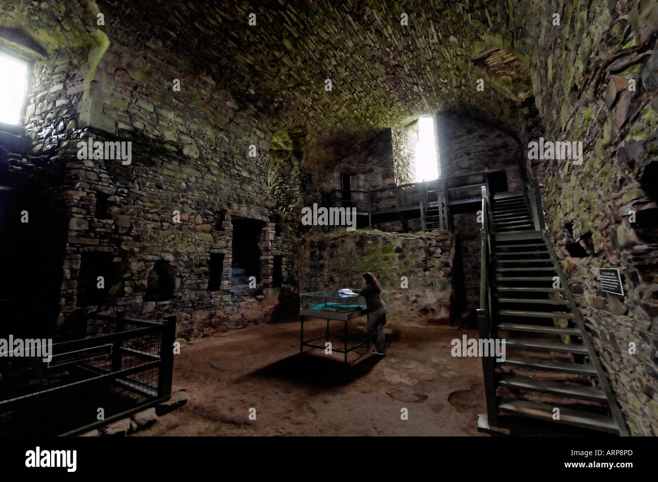 Inside threave castle dumfries galloway hi-res stock photography and ...
