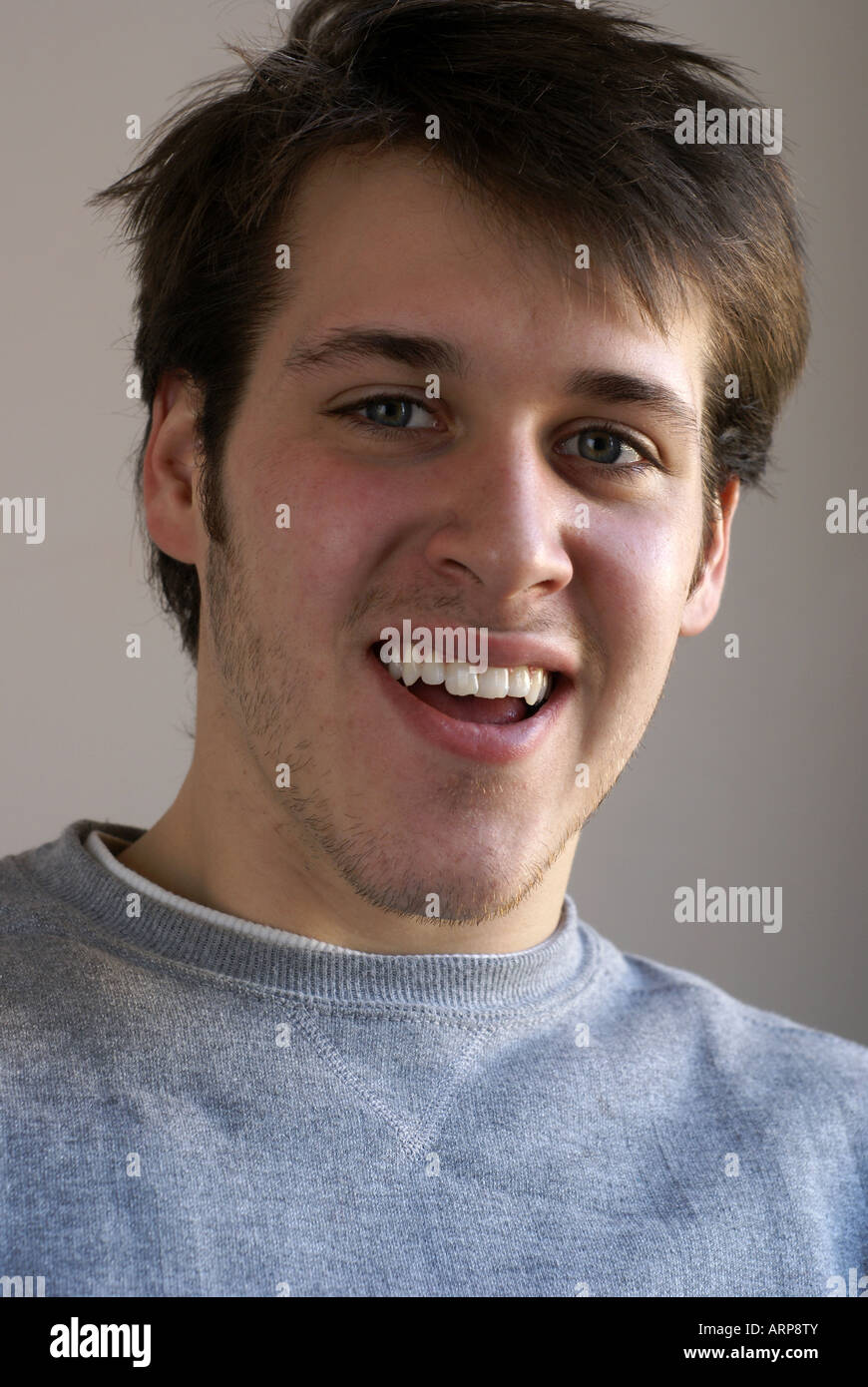 Happy Young Man Stock Photo - Alamy Happy Young Man Stock Photo - Alamy