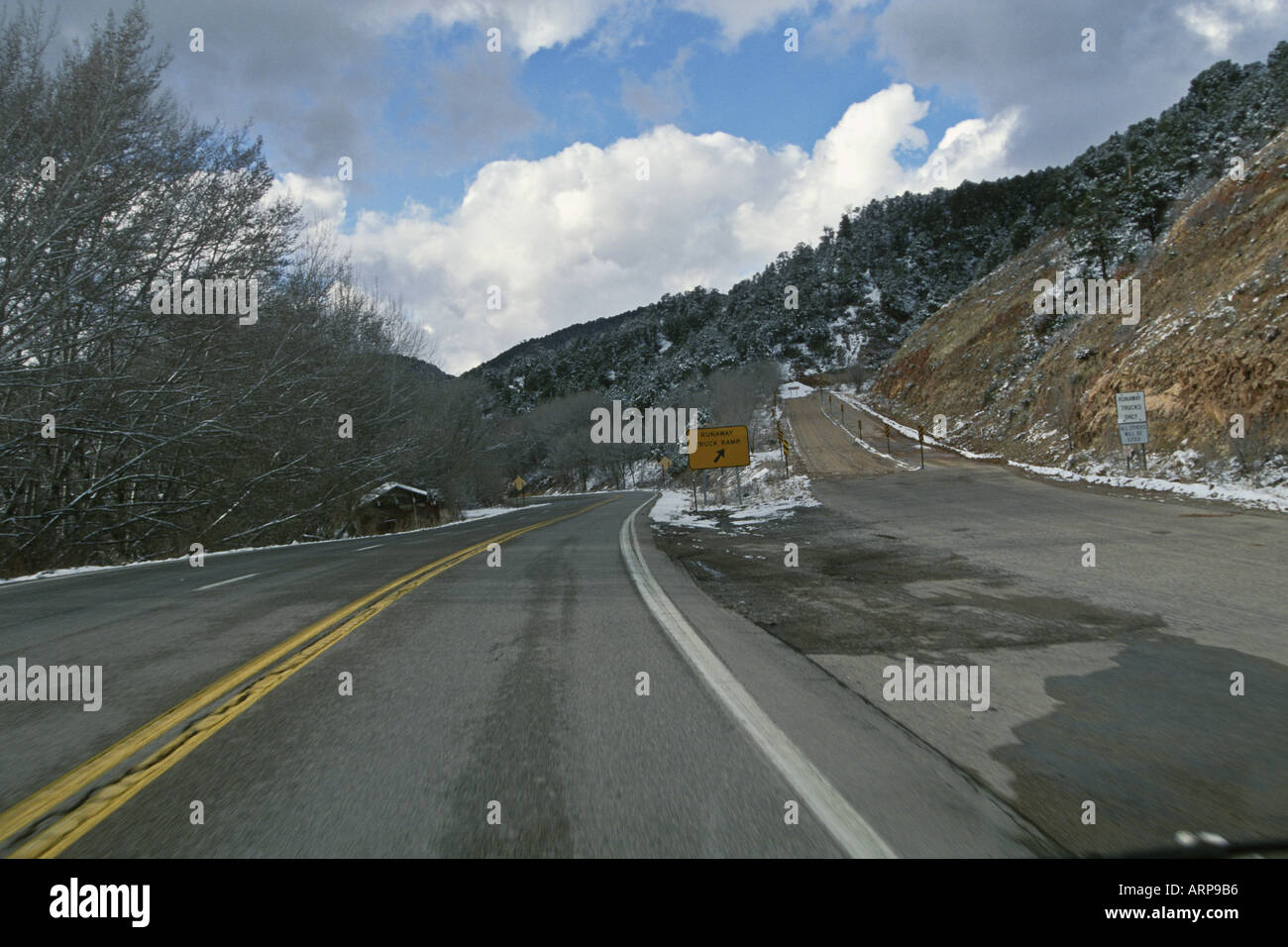 Runaway truck ramp hi-res stock photography and images - Alamy