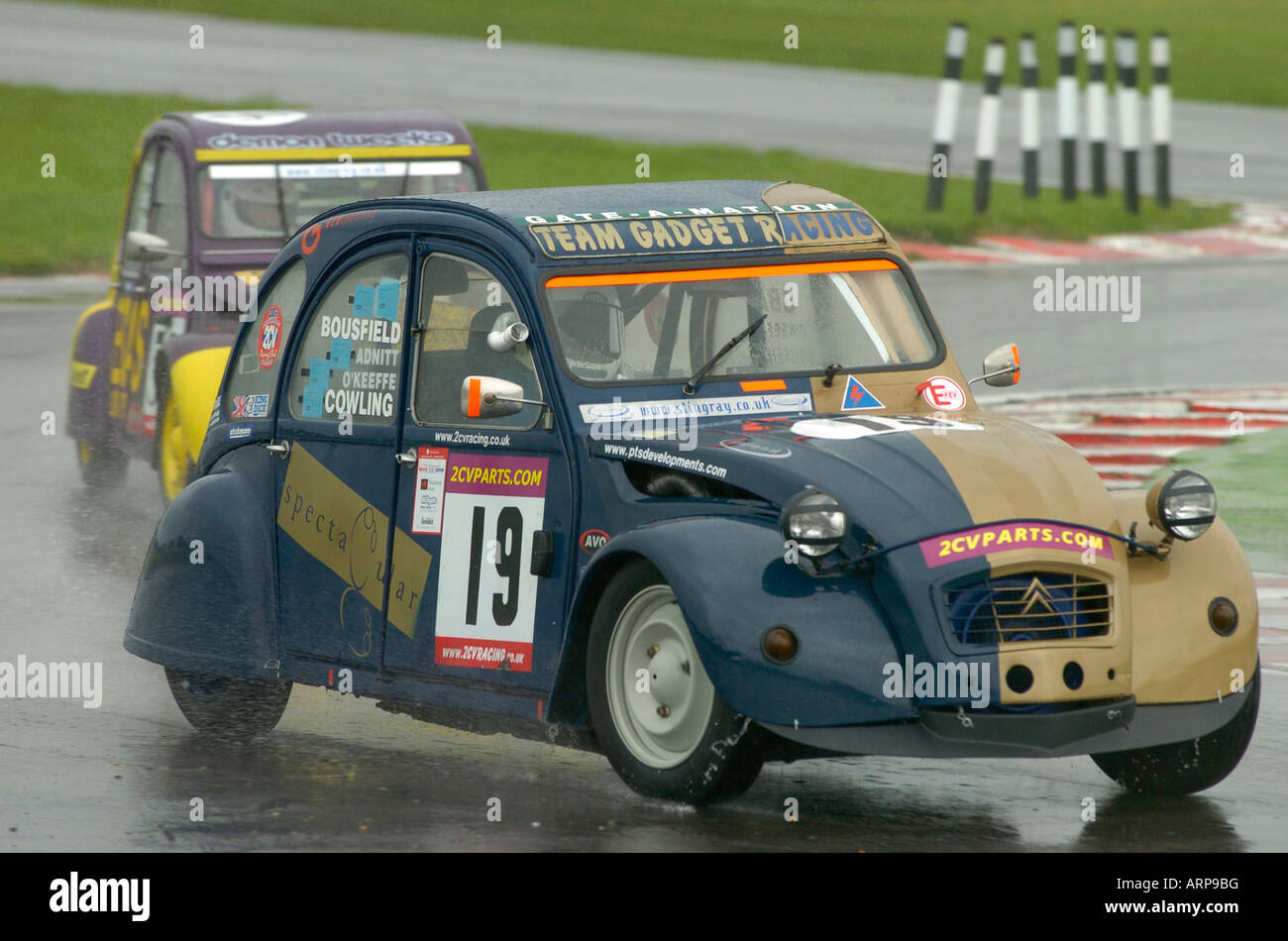 24 Hour 2CV Racing at Snetterton Norfolk Stock Photo - Alamy