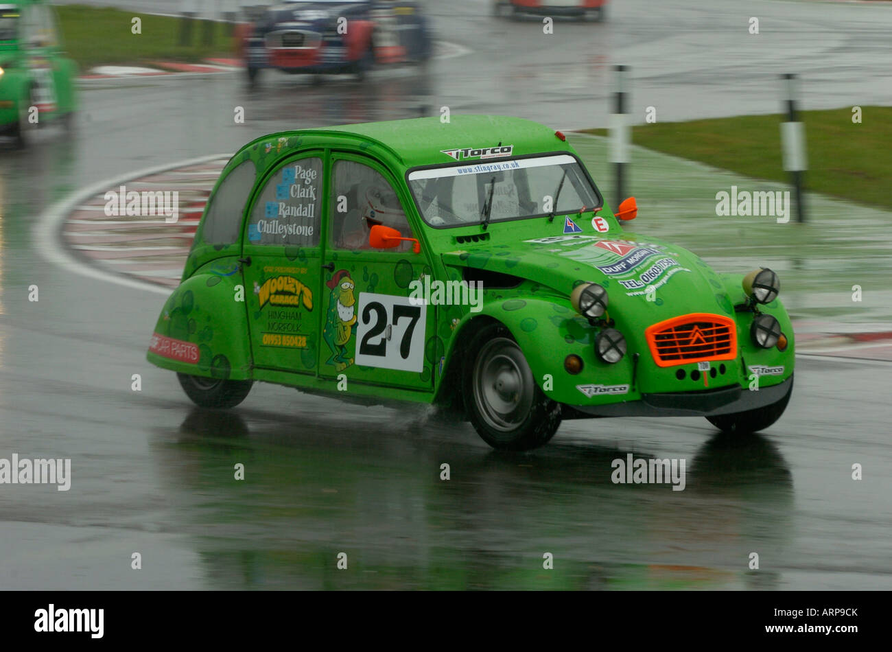 24 Hour 2CV Racing at Snetterton Norfolk Stock Photo - Alamy
