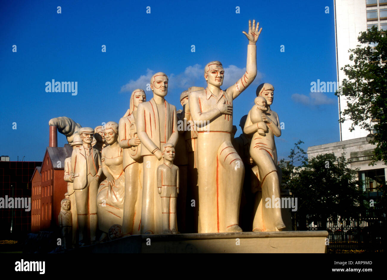 The Forward Statue in Centenary Square in Birmingham, United Kingdom ...