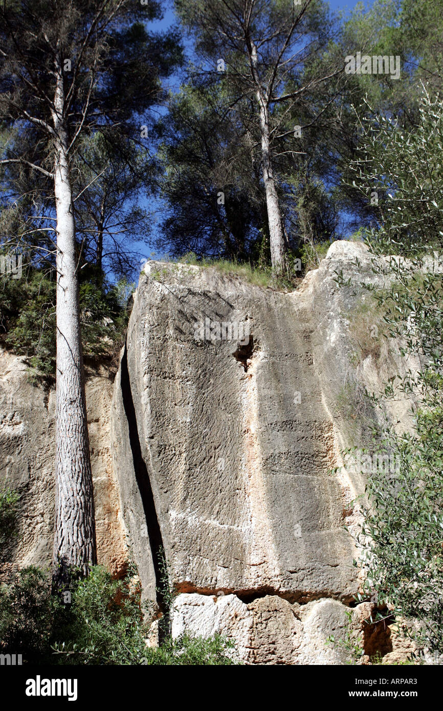 Ancient Roman quarry of Medol, near Tarragona, Spain Stock Photo - Alamy