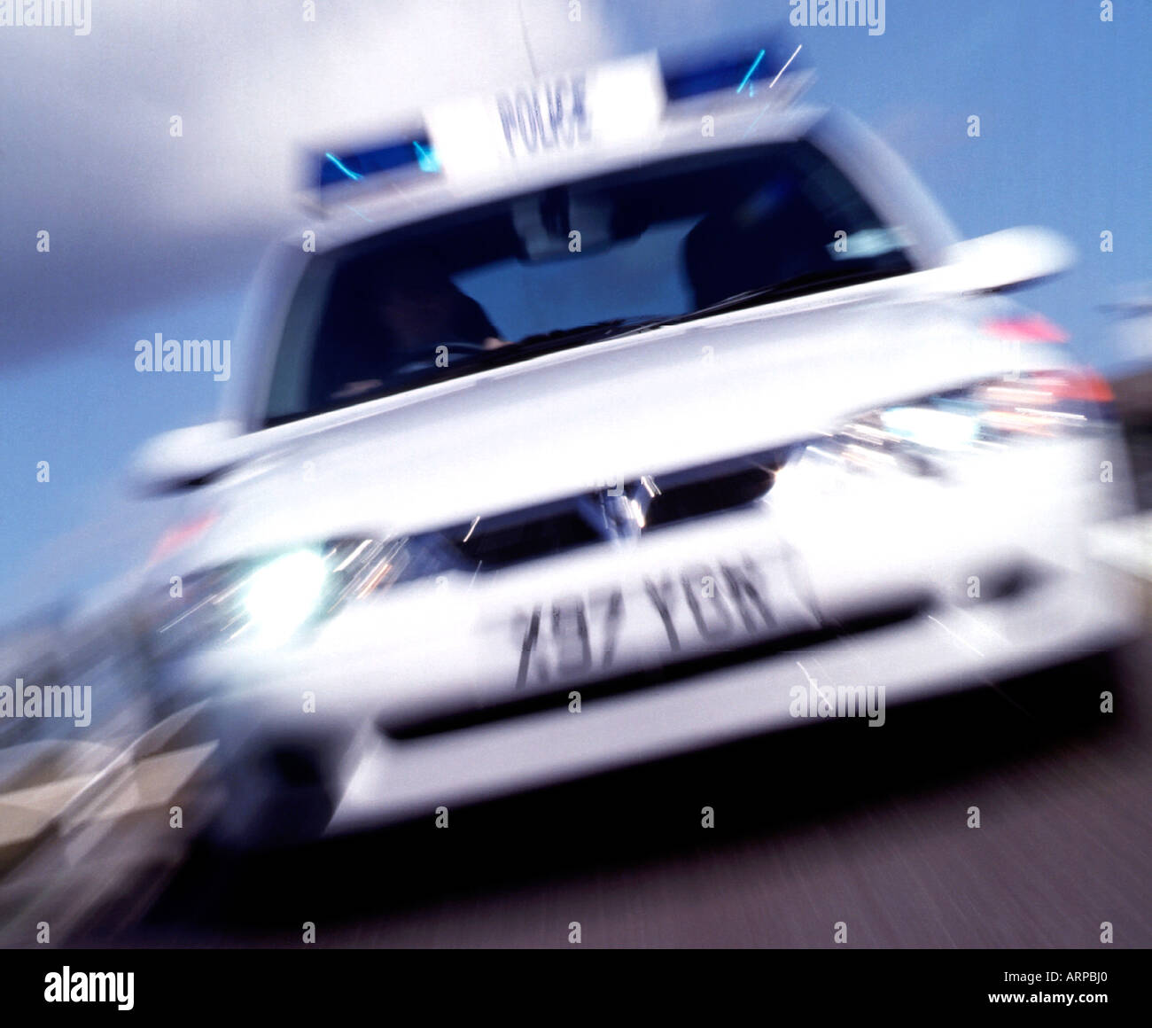 British police car hi-res stock photography and images - Alamy