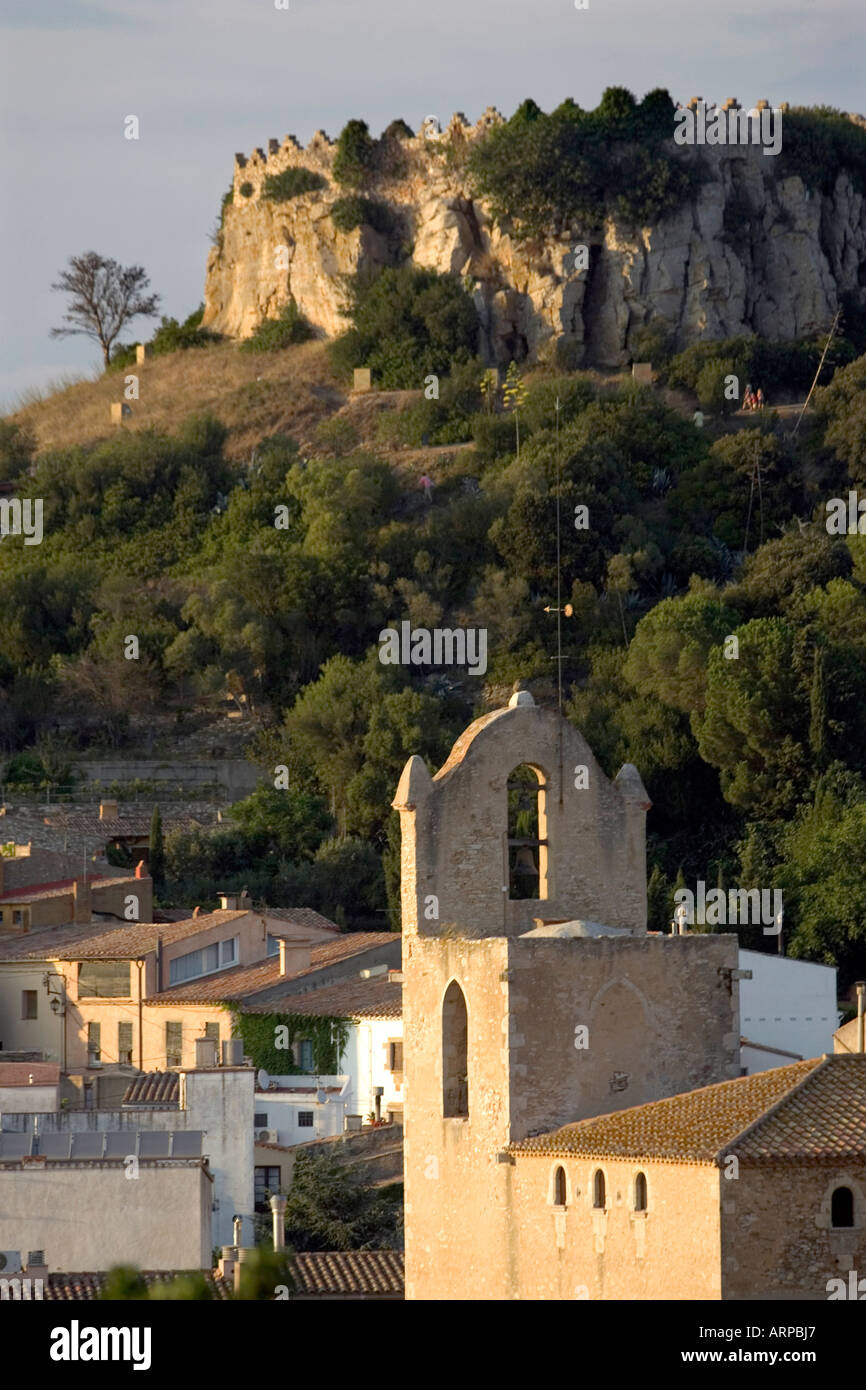 Begur town castle costa brava hi-res stock photography and images - Alamy