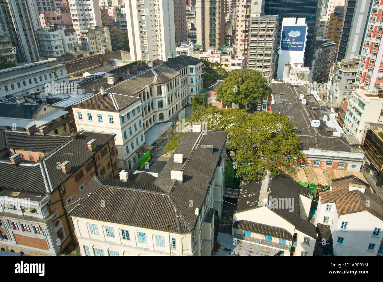 Victoria Prison Colonial Architecture Central Hong Kong Stock Photo - Alamy