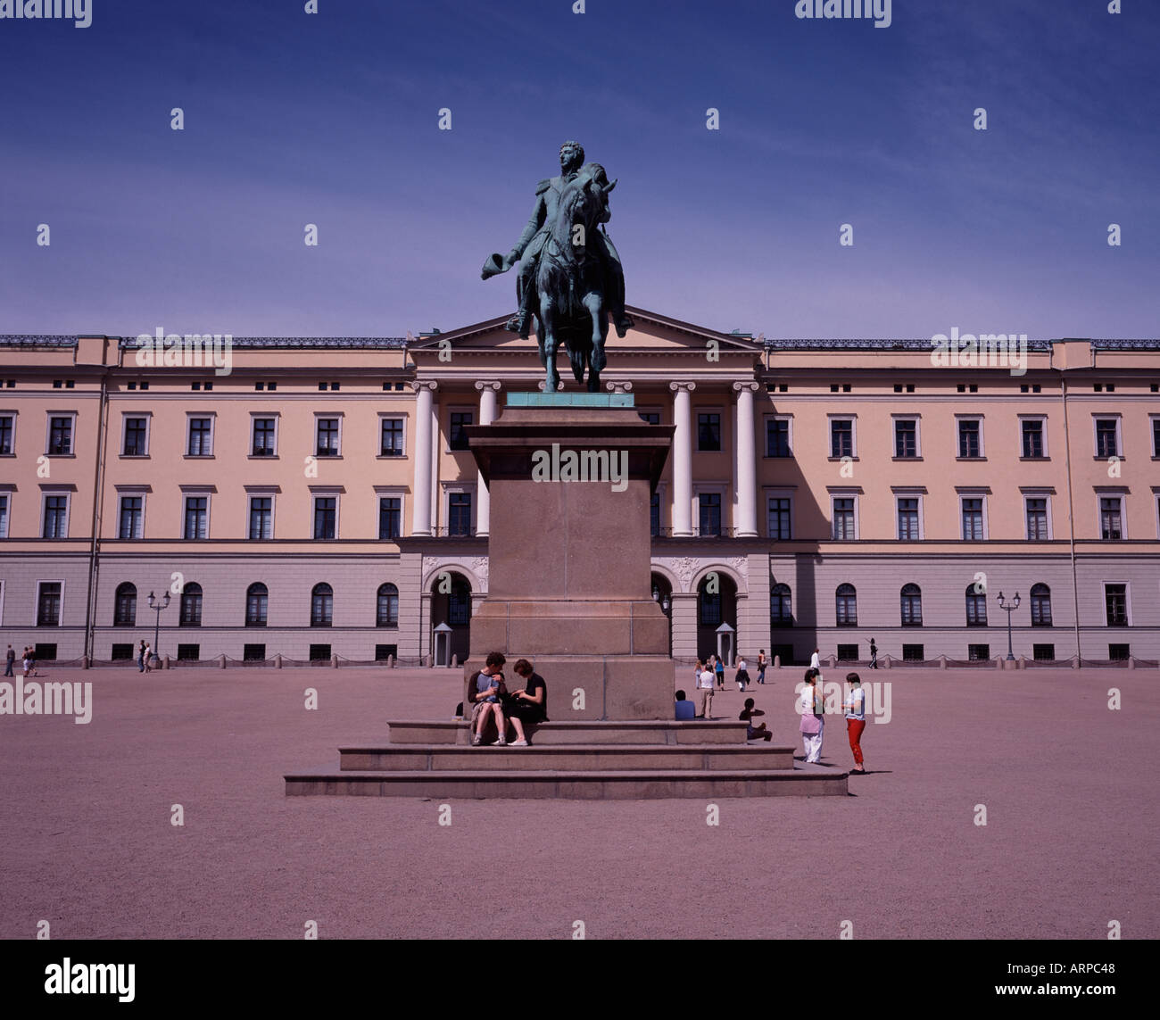 The Royal Palace Oslo Norway Stock Photo - Alamy