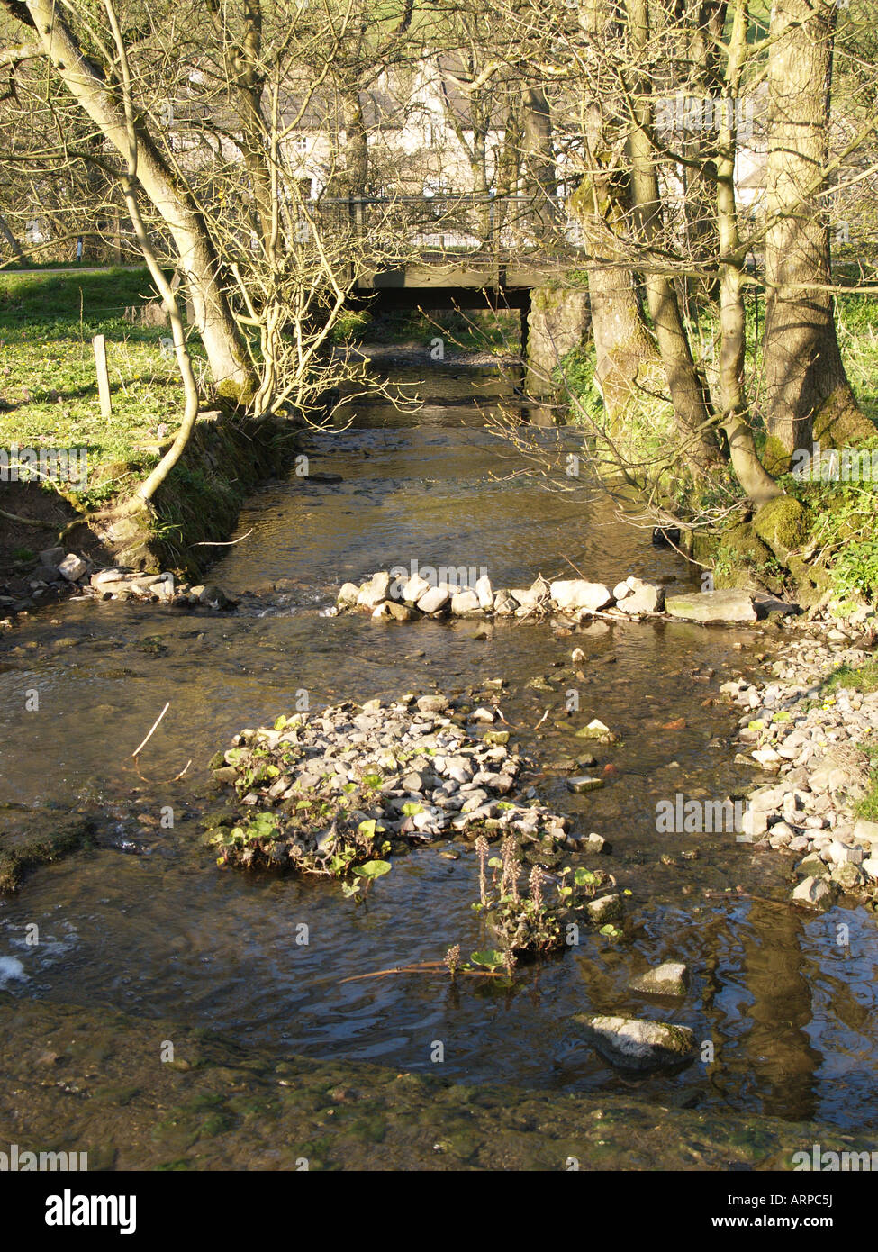 hard rock fast flowing upland freshwater stream Stock Photo - Alamy