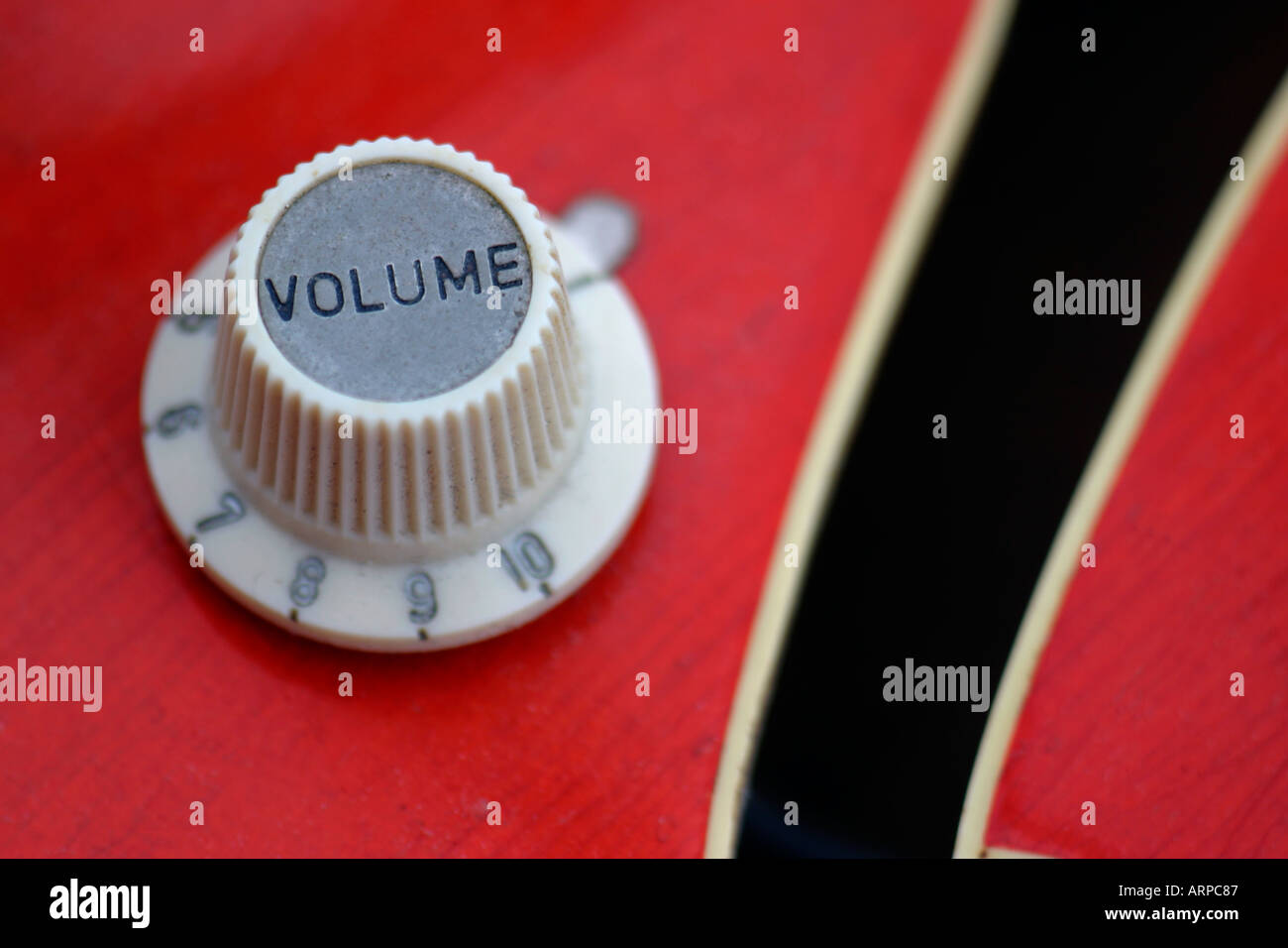 volume pot on guitar Stock Photo - Alamy
