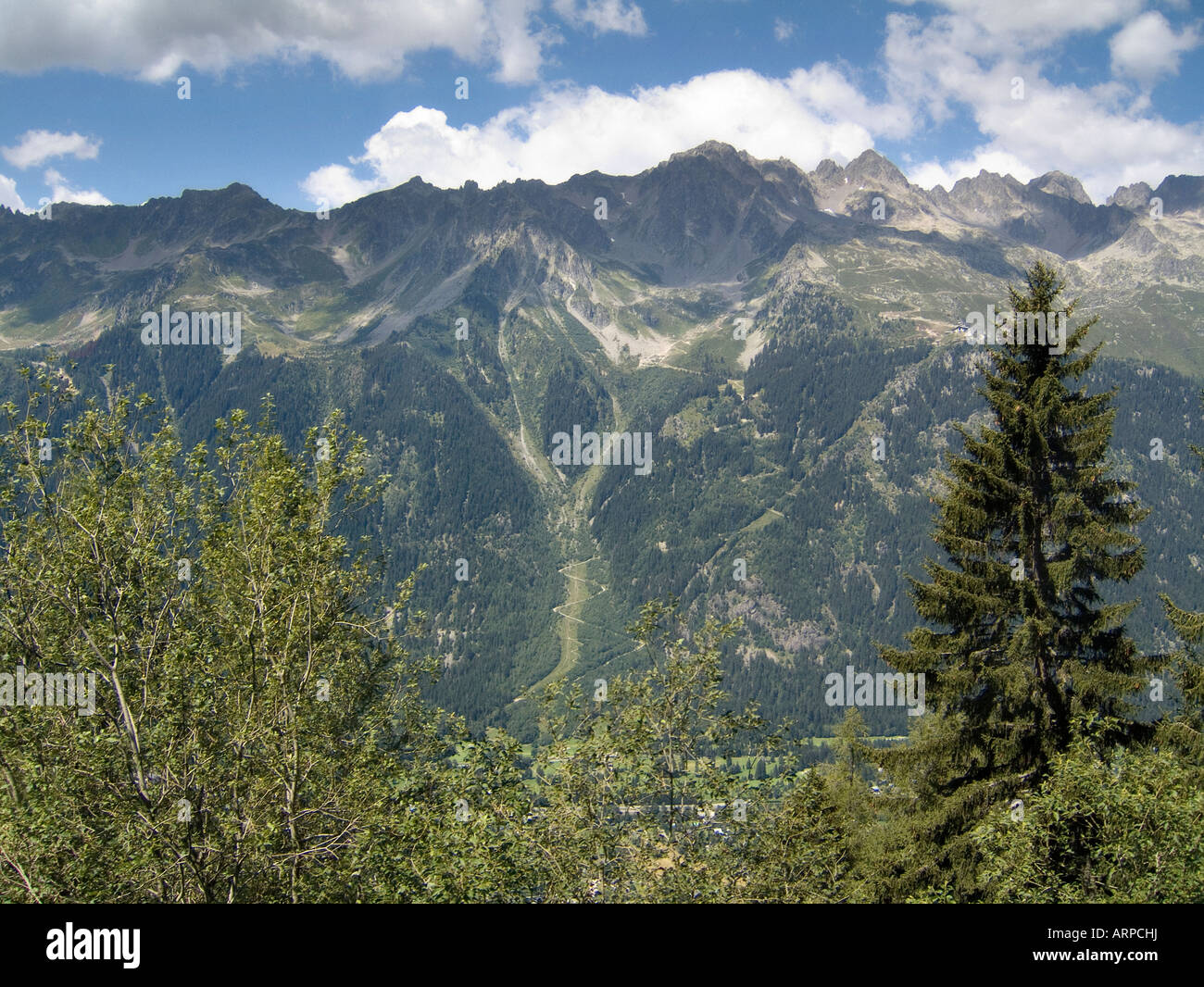 Massif des Aiguilles Rouges. Montenvers. French Alps. Rhône Alpes ...
