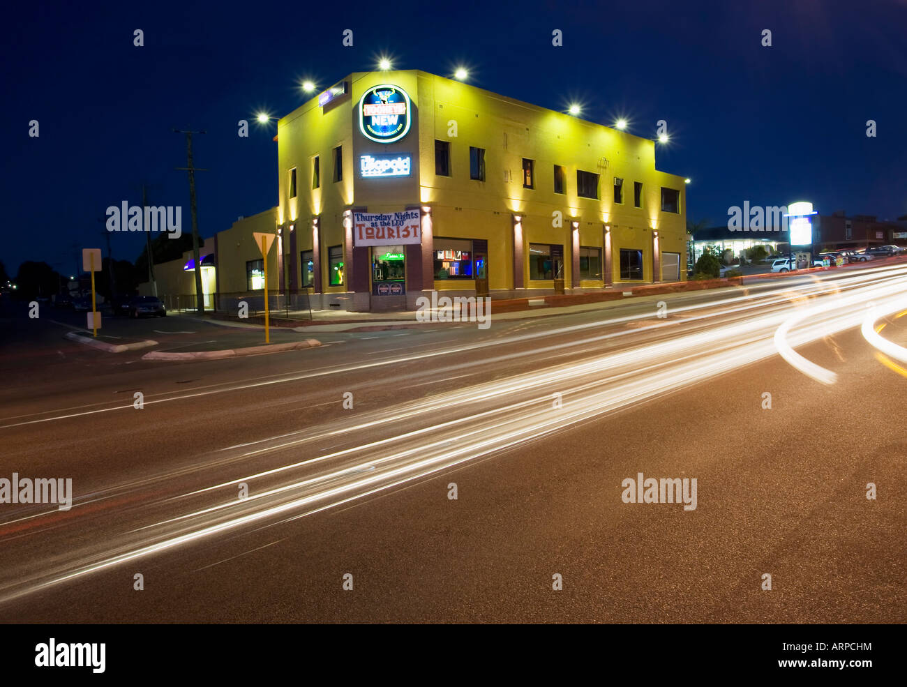 A typical inner city Australian Pub in the suburb of Bicton, Perth ...