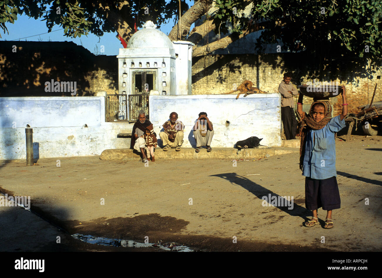 Village life, Ghanerao, Rajasthan India Stock Photo - Alamy
