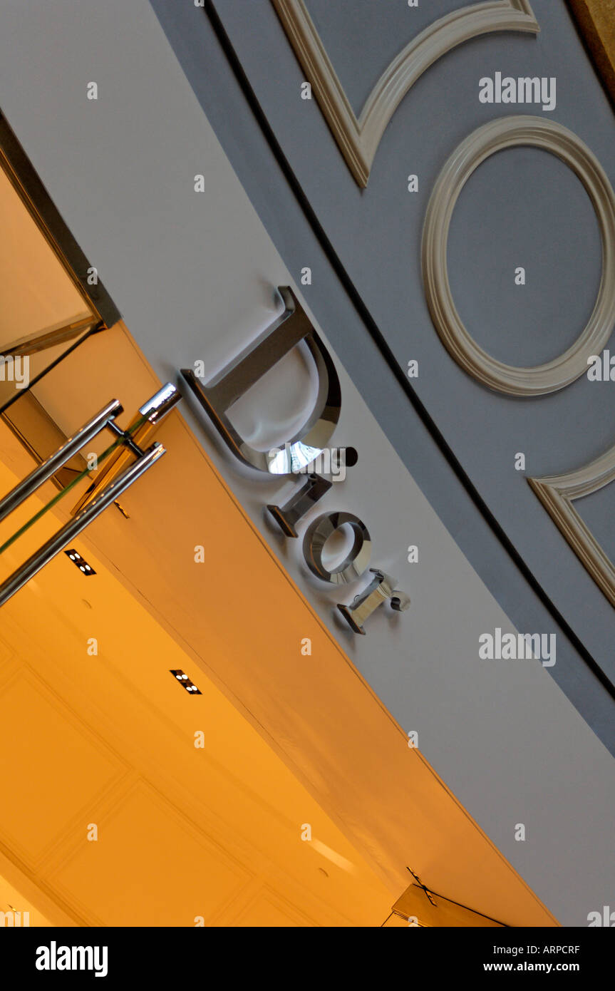 A Portrait Photograph of the Dior Store within the Bellagio Hotel and ...