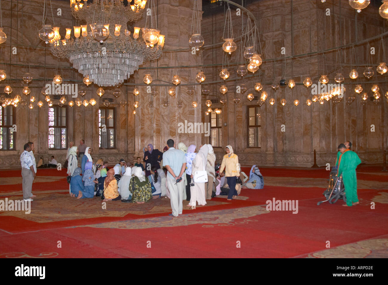 inside Mohamud Ali Mosque cairo Stock Photo - Alamy