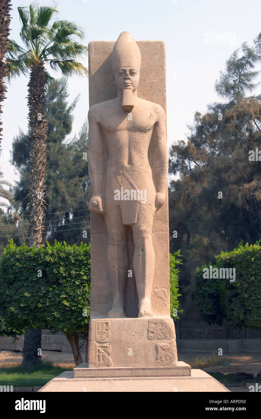 Ramesses II statue at Memphis Egypt Stock Photo - Alamy