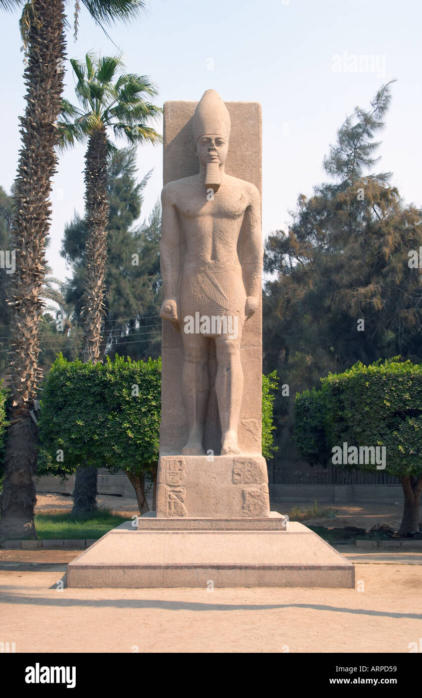 Ramesses II statue at Memphis Egypt Stock Photo - Alamy