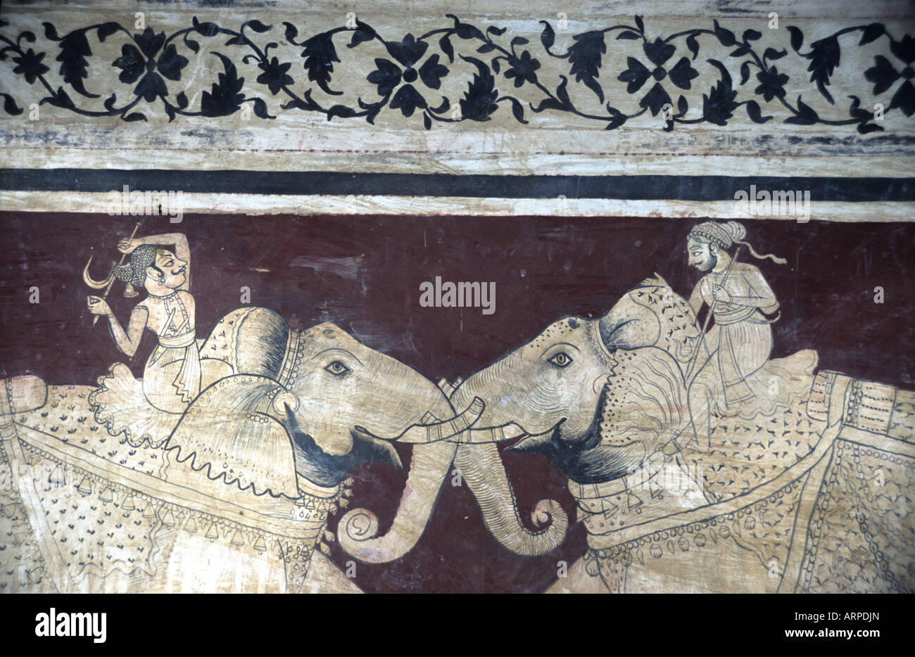 Rajasthani painting on wall hi-res stock photography and images - Alamy