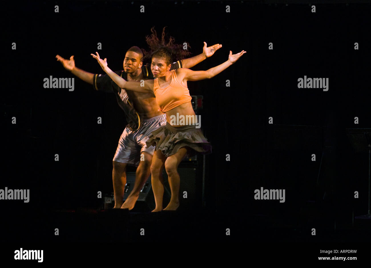 The LULA WASHINGTON DANCE THEATRE at the LINCOLN CENTER PLAZA NEW YORK ...