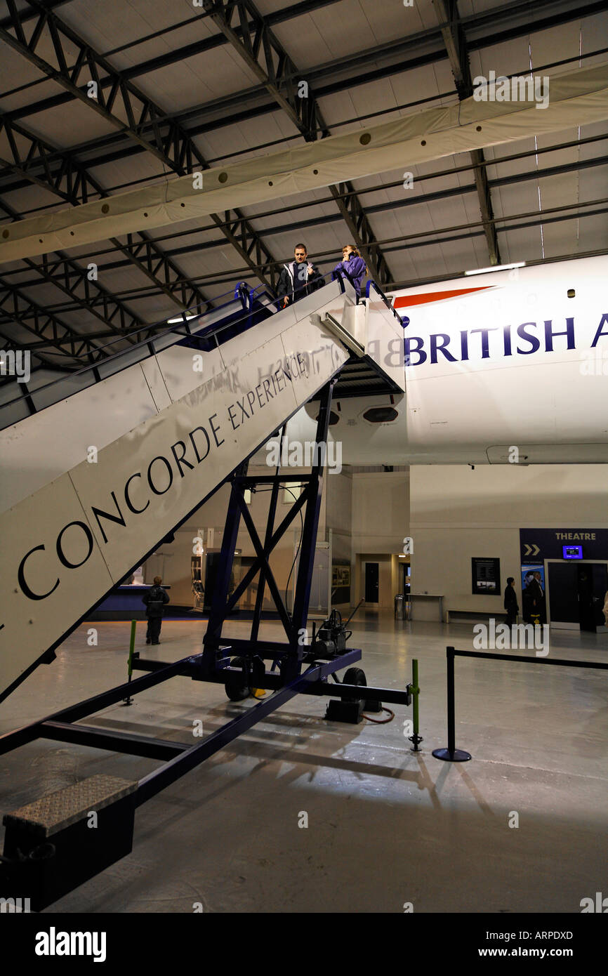 People Leaving the Concorde Experience at the Museum of Flight, East ...