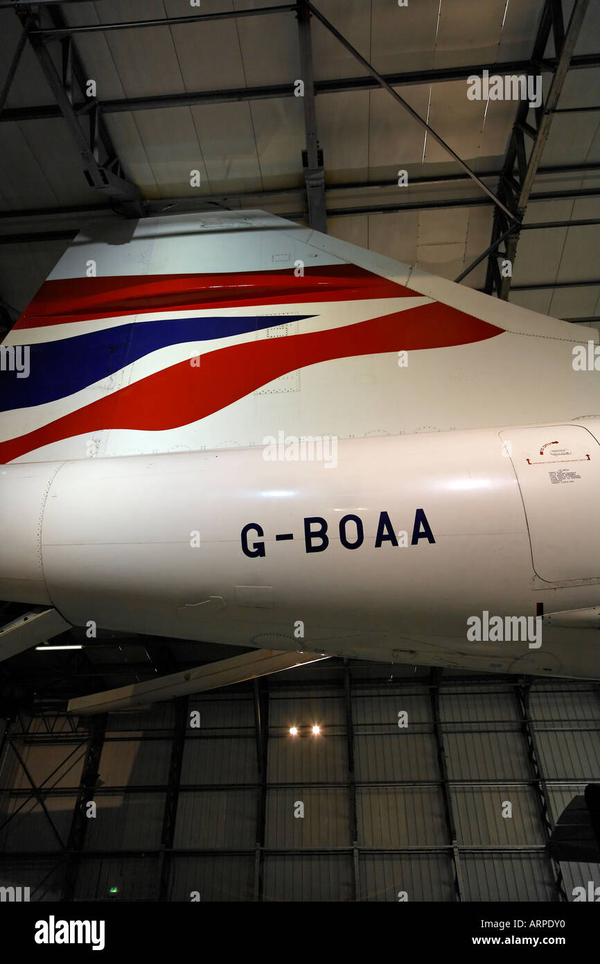 The Tail Wing of the Concorde Experience at the Museum of Flight ...