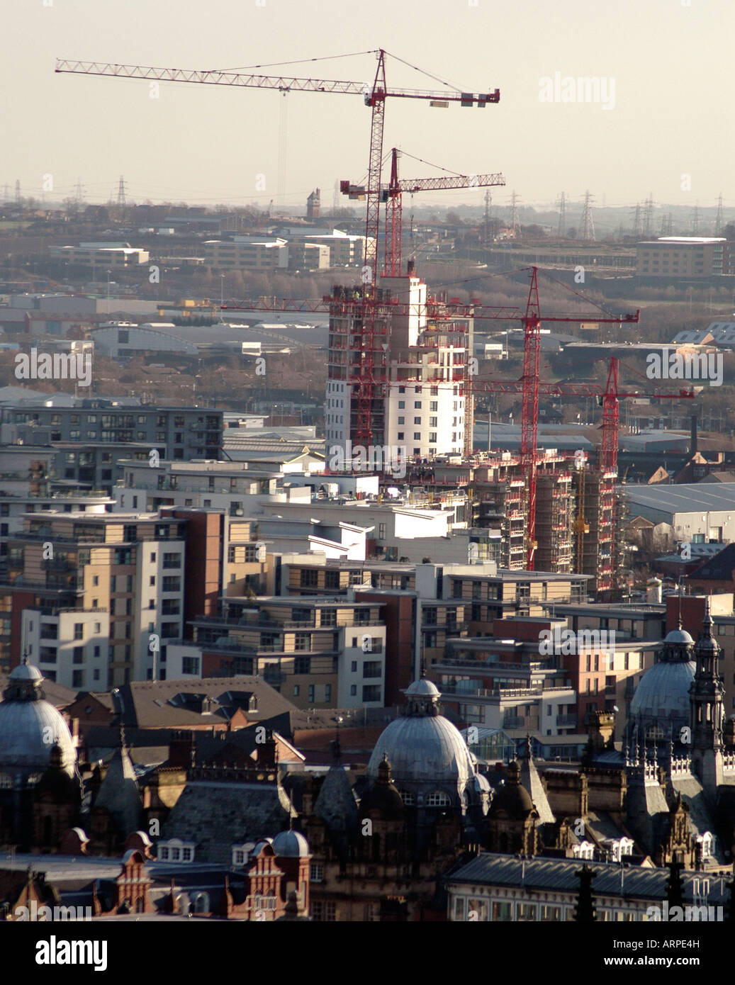 Leeds Cityscape showing growing number of high rise development. Jan ...