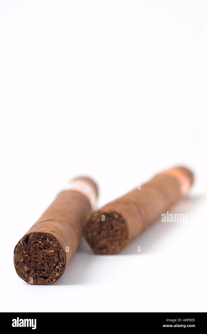 Two cigars Cut Out Stock Images & Pictures - Alamy
