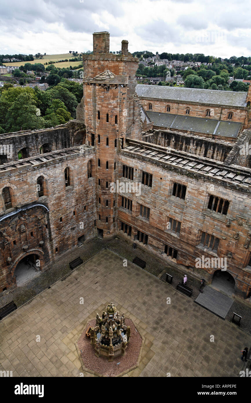 A Portrait Photograph from the Top of the Tower at Linlithgow Palace ...