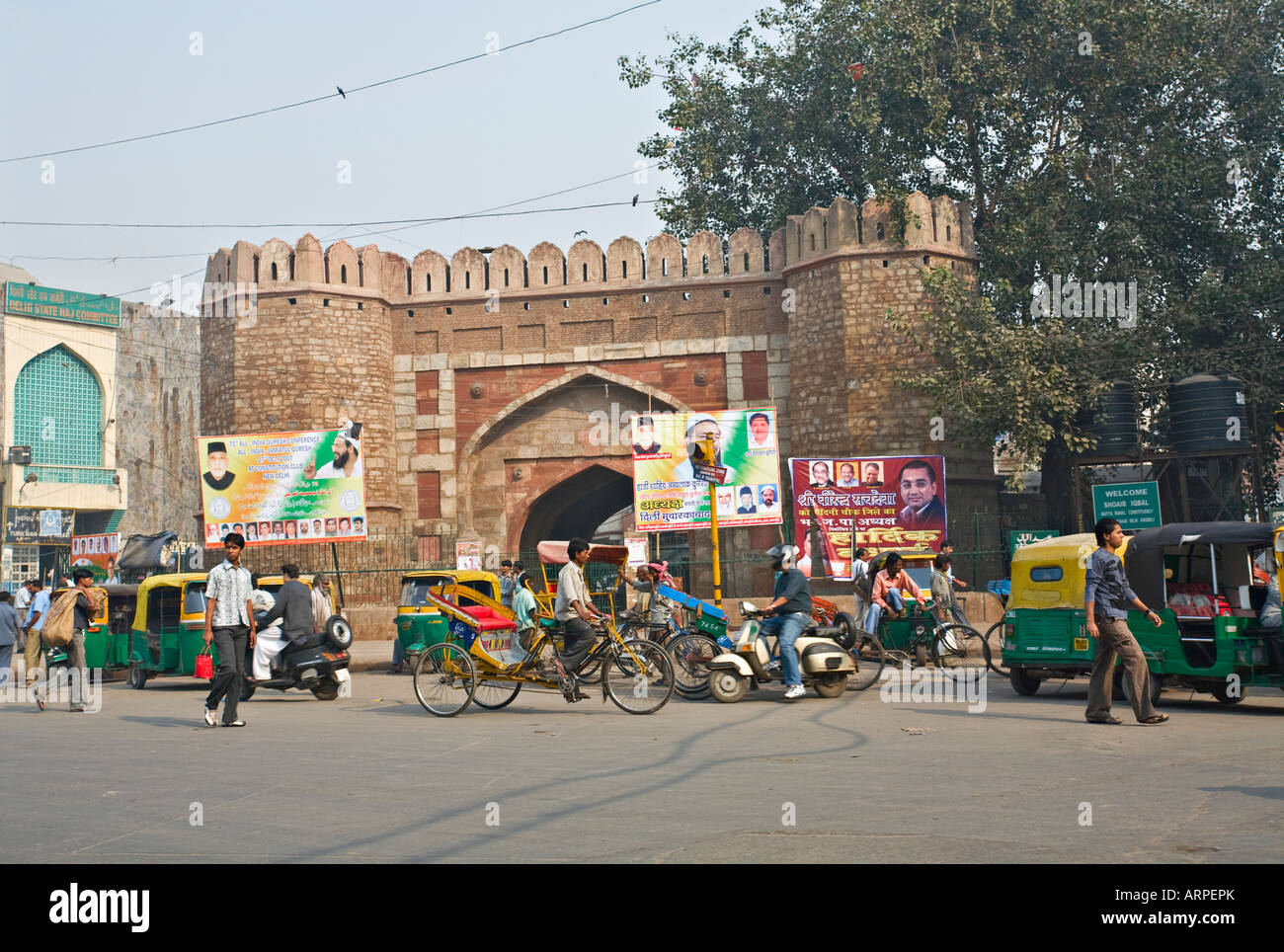 Turkman gate of Old Delhi, India Stock Photo - Alamy