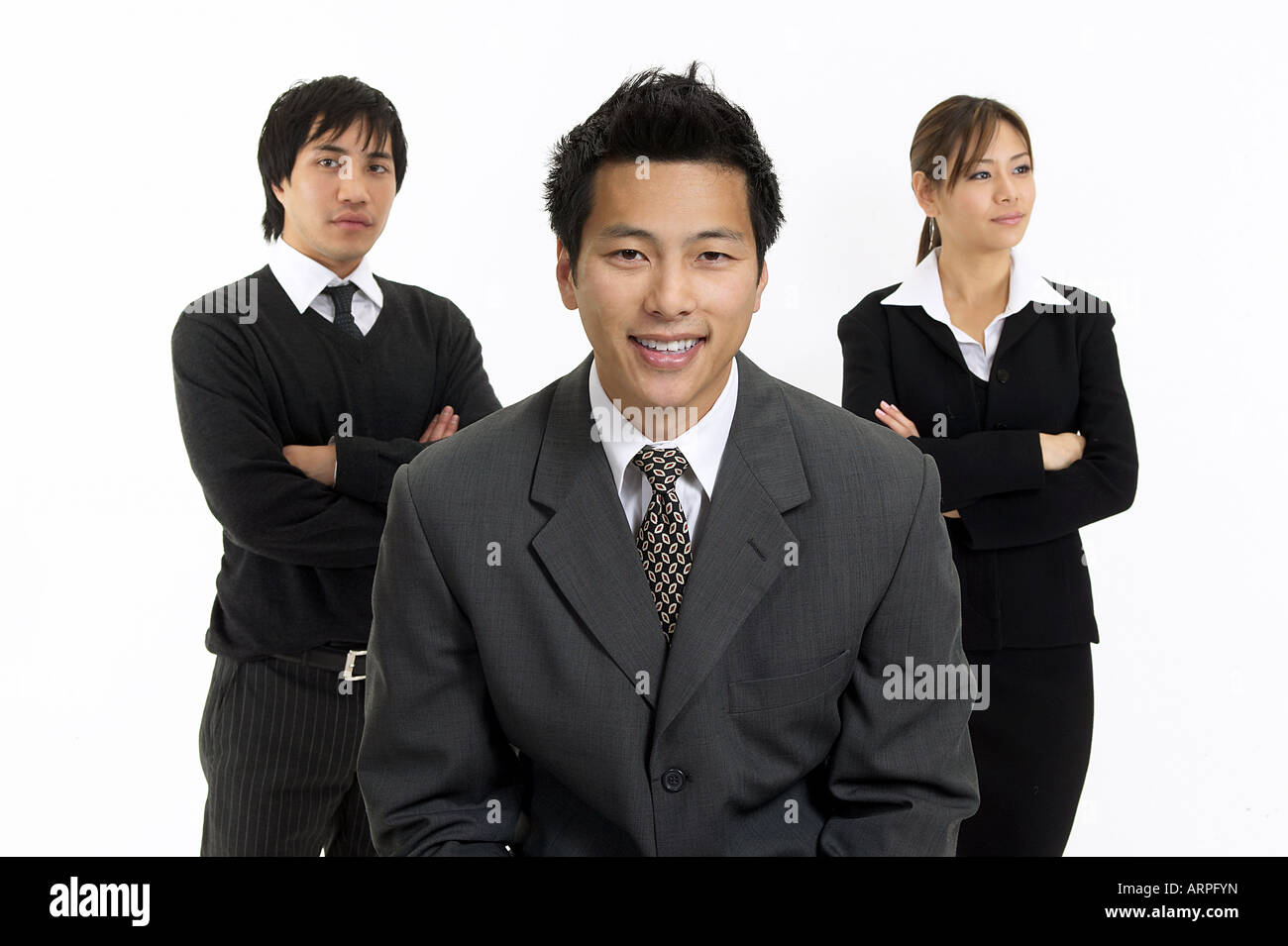 3 Business People Portrait Stock Photo - Alamy