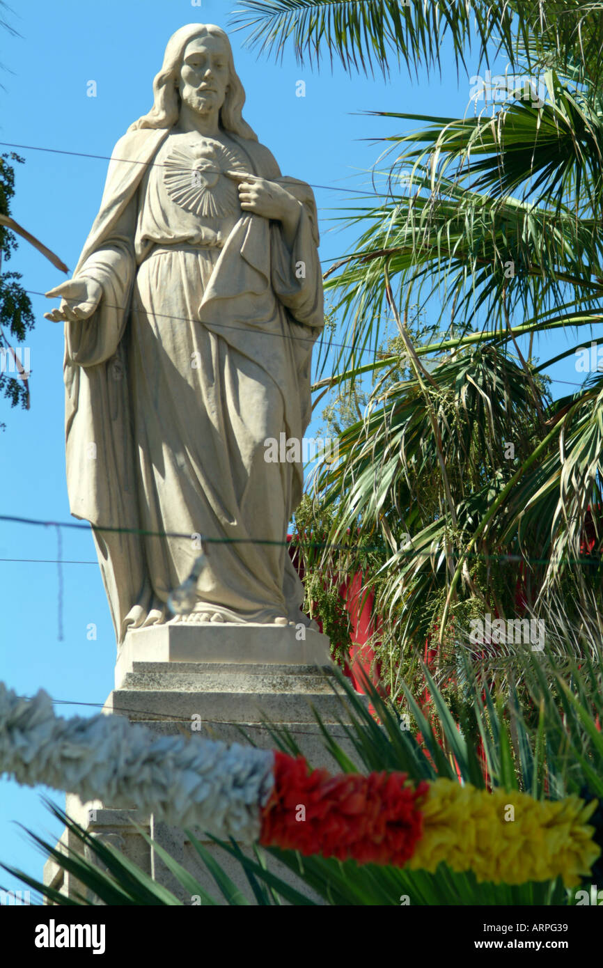 sacred heart statue Stock Photo - Alamy