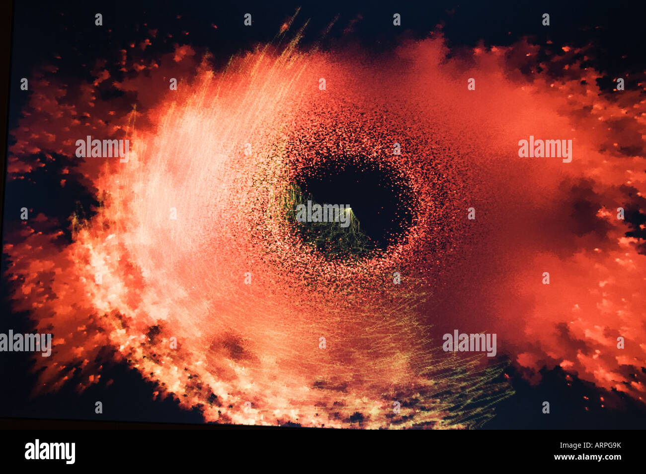 White Spectral Love. Computer generated graphic abstract shapes and ...