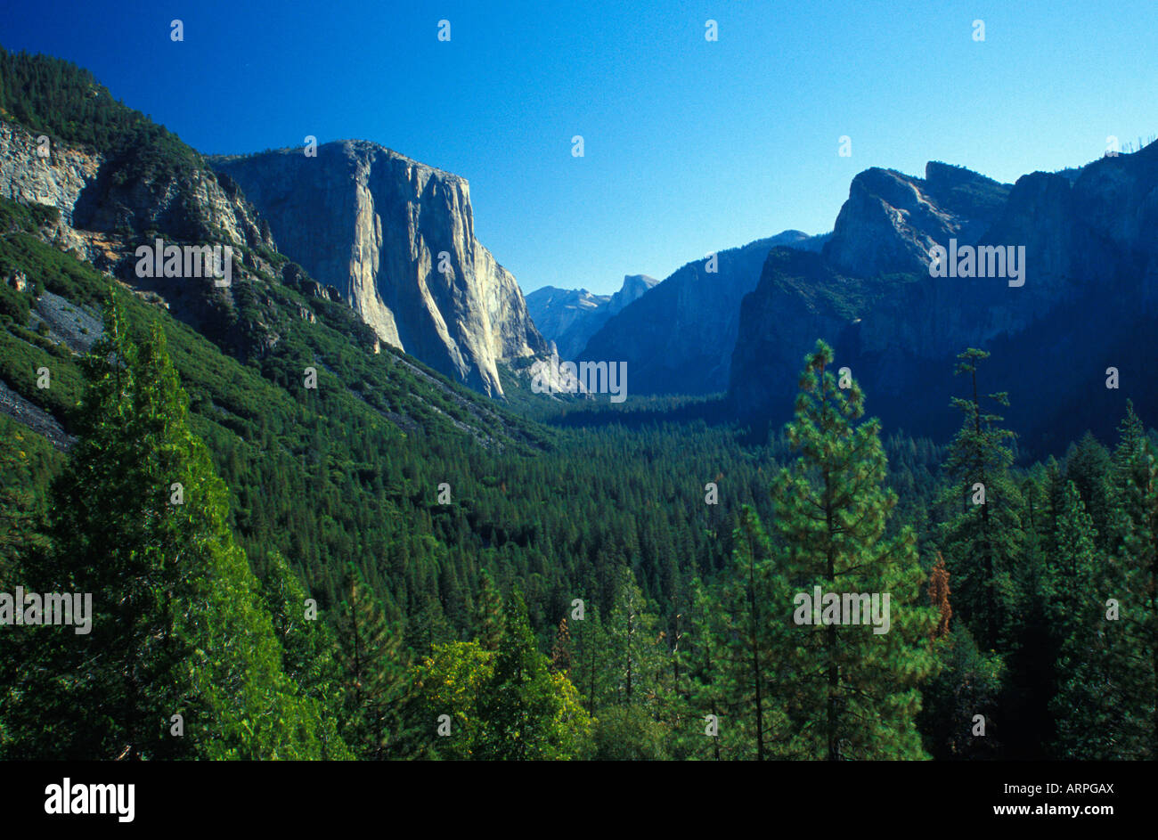 Tunnel View Yosemite NP California, USA Stock Photo - Alamy