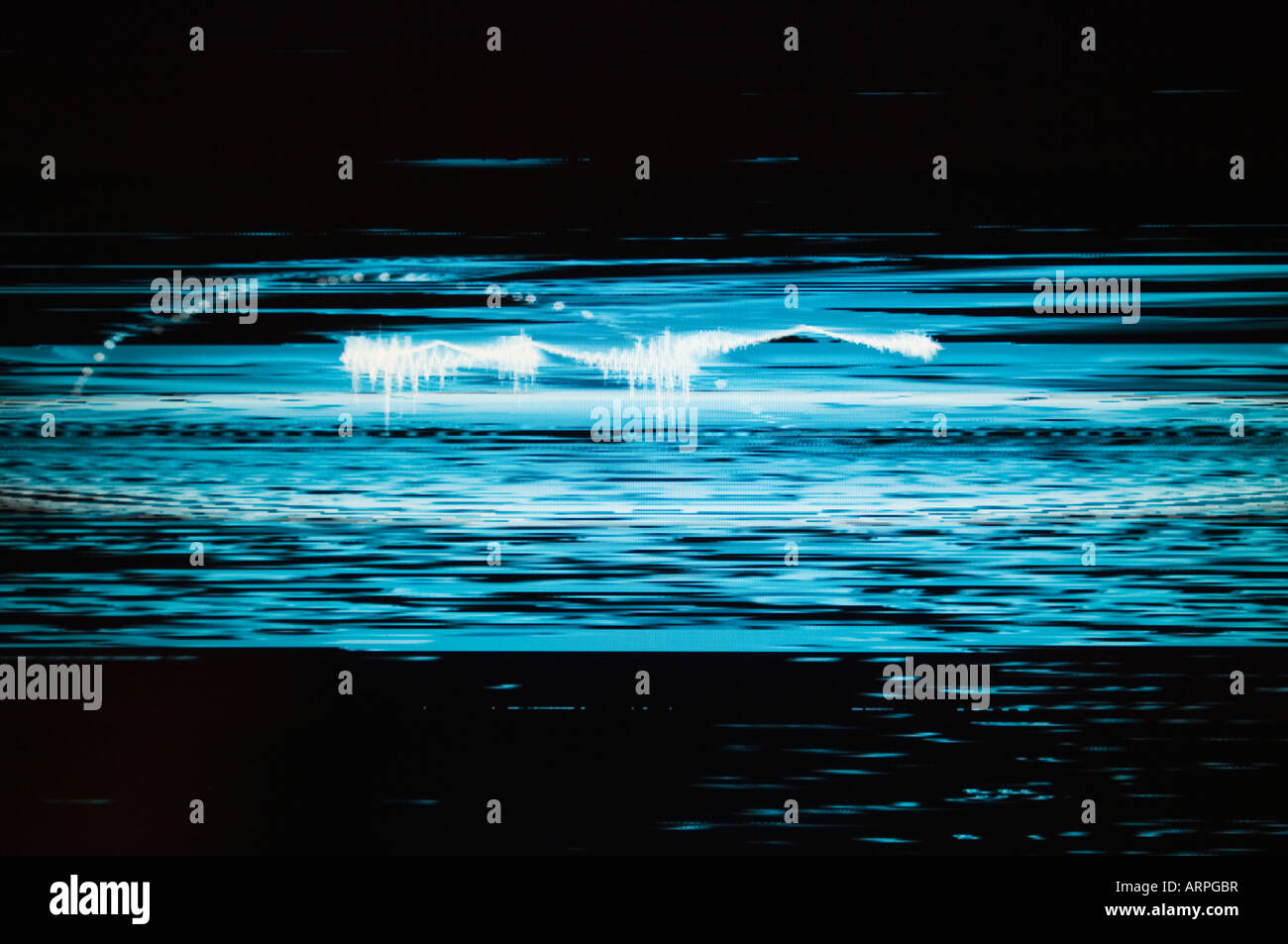 White Spectral Love. Computer generated graphic abstract shapes and ...