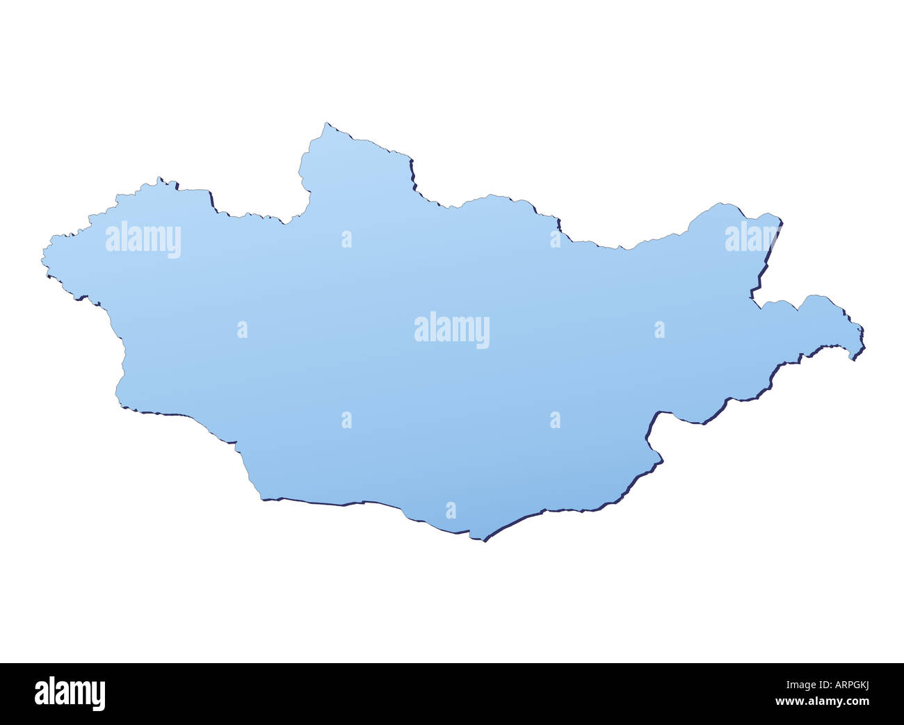 Mongolia map hi-res stock photography and images - Alamy