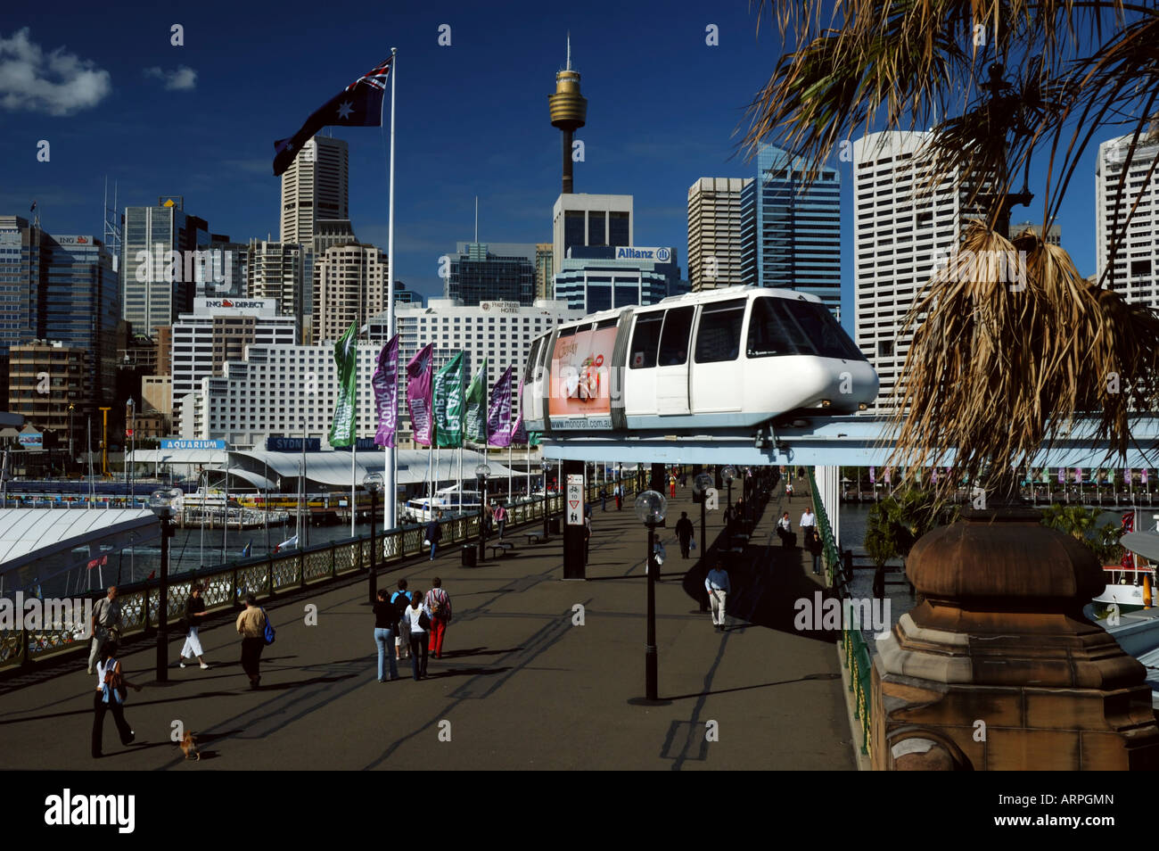 Sydney monorail metro monorail hi-res stock photography and images - Alamy