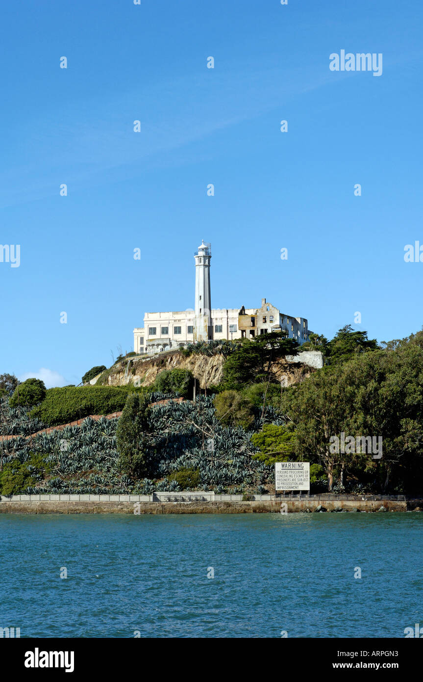 Alcatraz Prison and Island in San Francisco, California Taken in ...