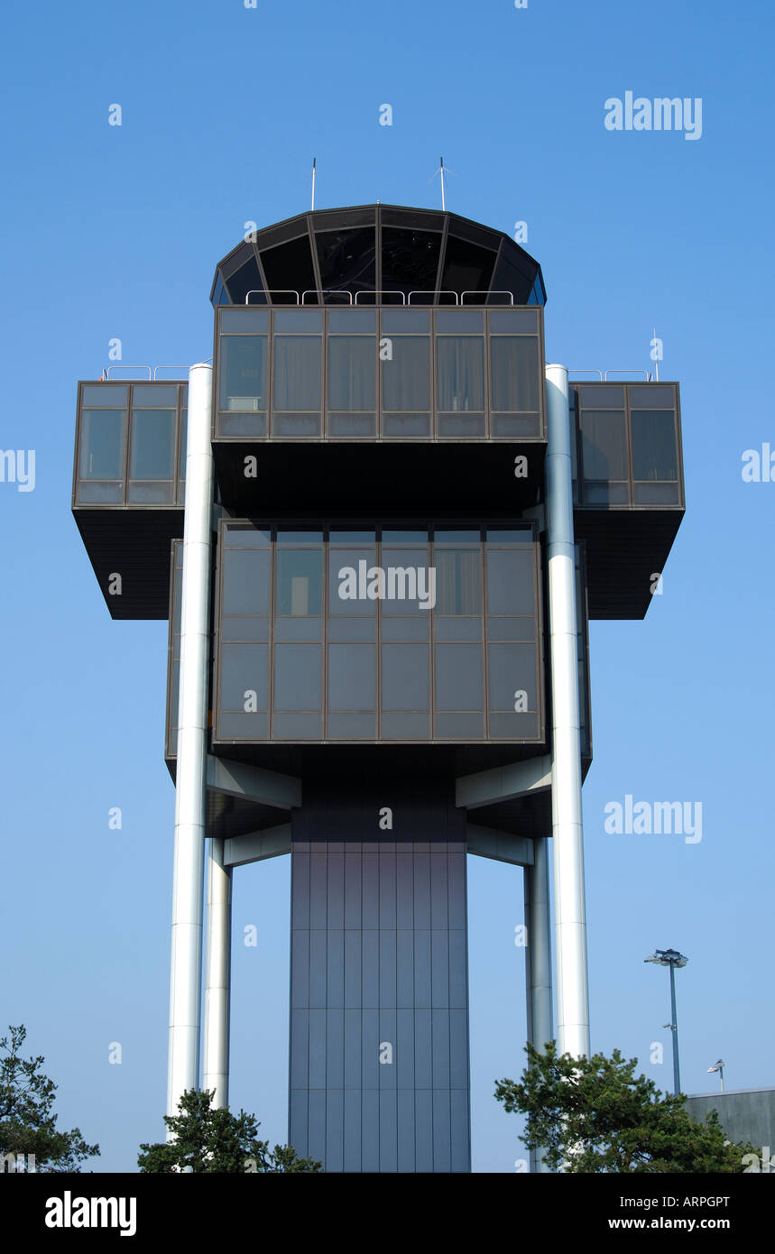 Airport tower building Geneva Cointrin Switzerland Stock Photo - Alamy