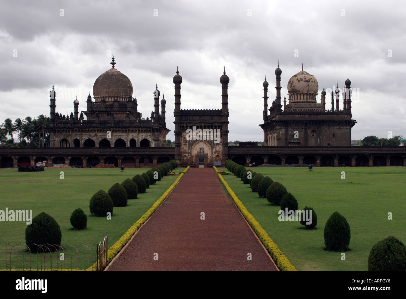 Bijapur, Northern Karnataka, India, Asia. Ibrahim Rouza and Baara ...