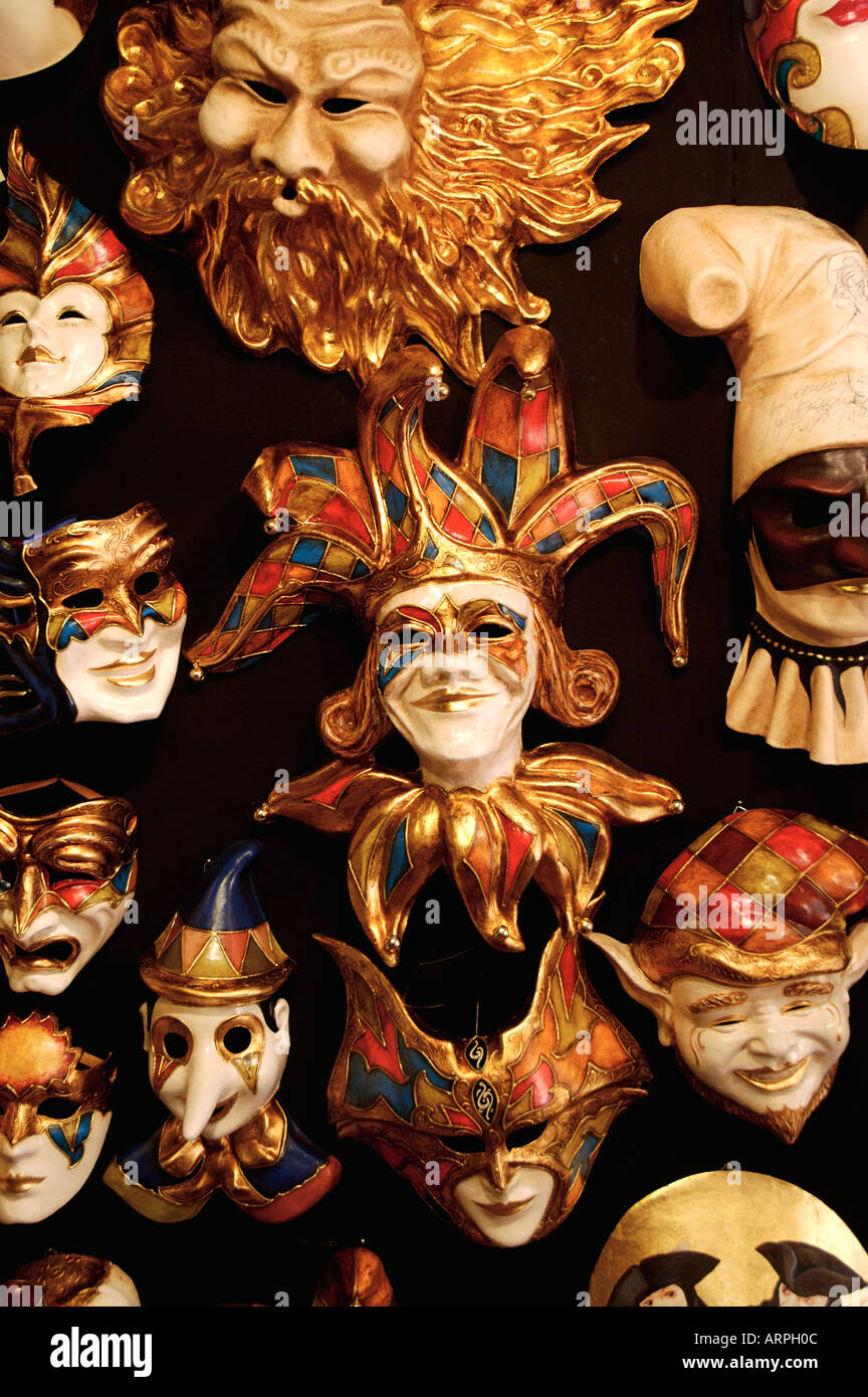 Italy Venice Carnival Masks Stock Photo - Alamy