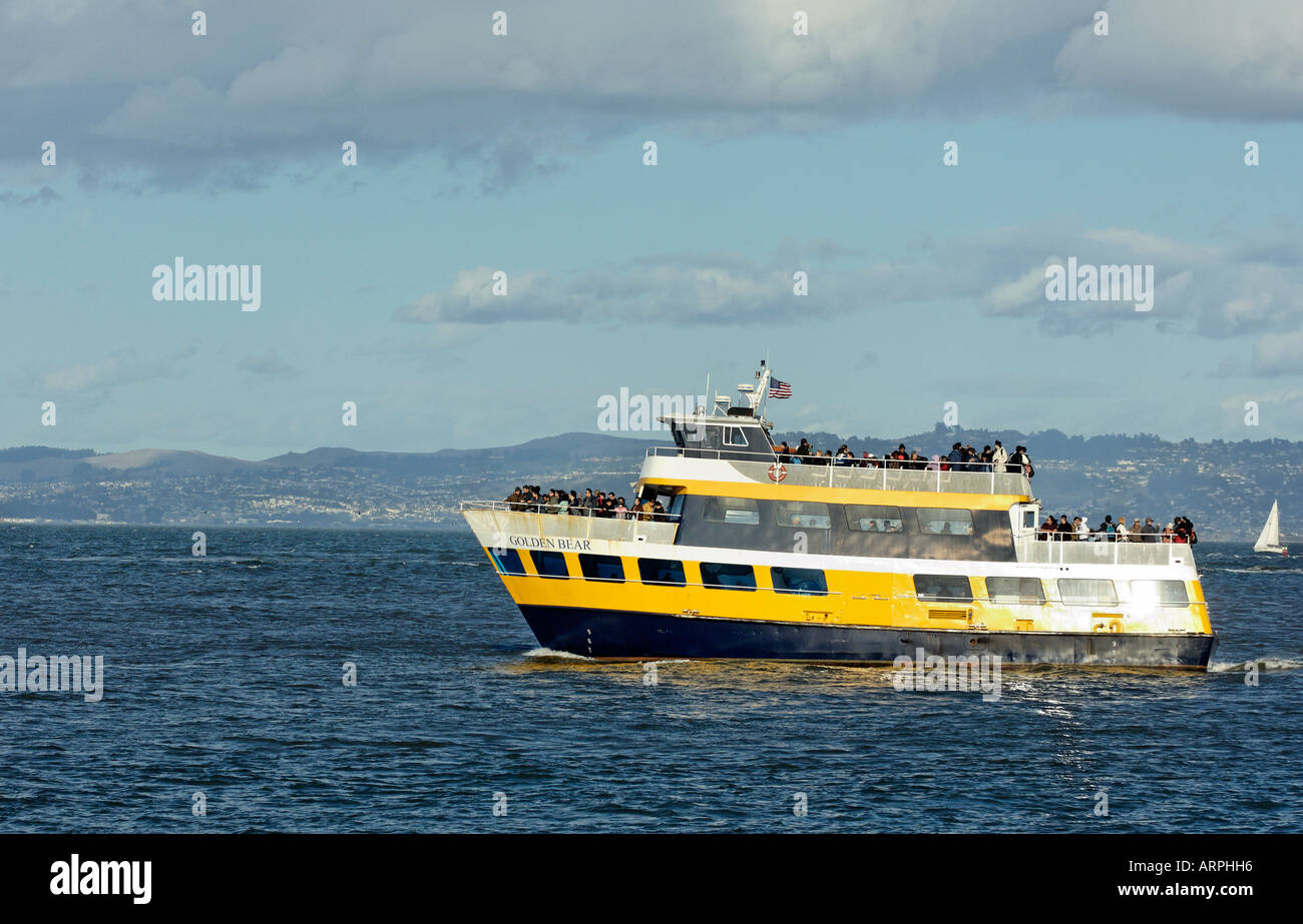 The Golden Bear Ferry Cruising in San Francisco Bay, Fishermans Wharf ...