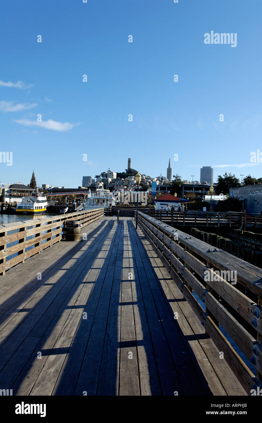 Wooden walkway along a wharf hi-res stock photography and images - Alamy