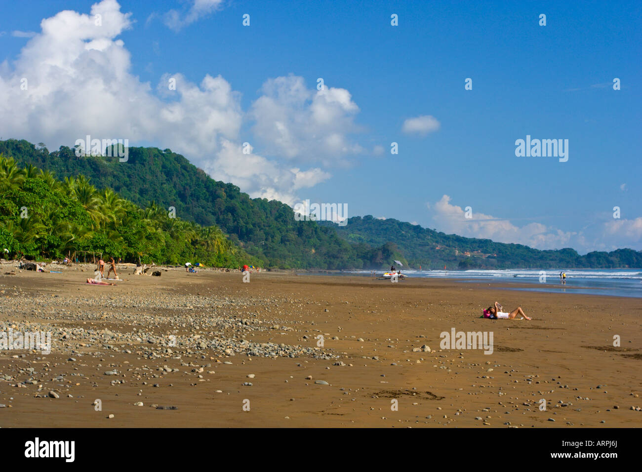 The beach at Dominical Costa Rica Central America Stock Photo - Alamy