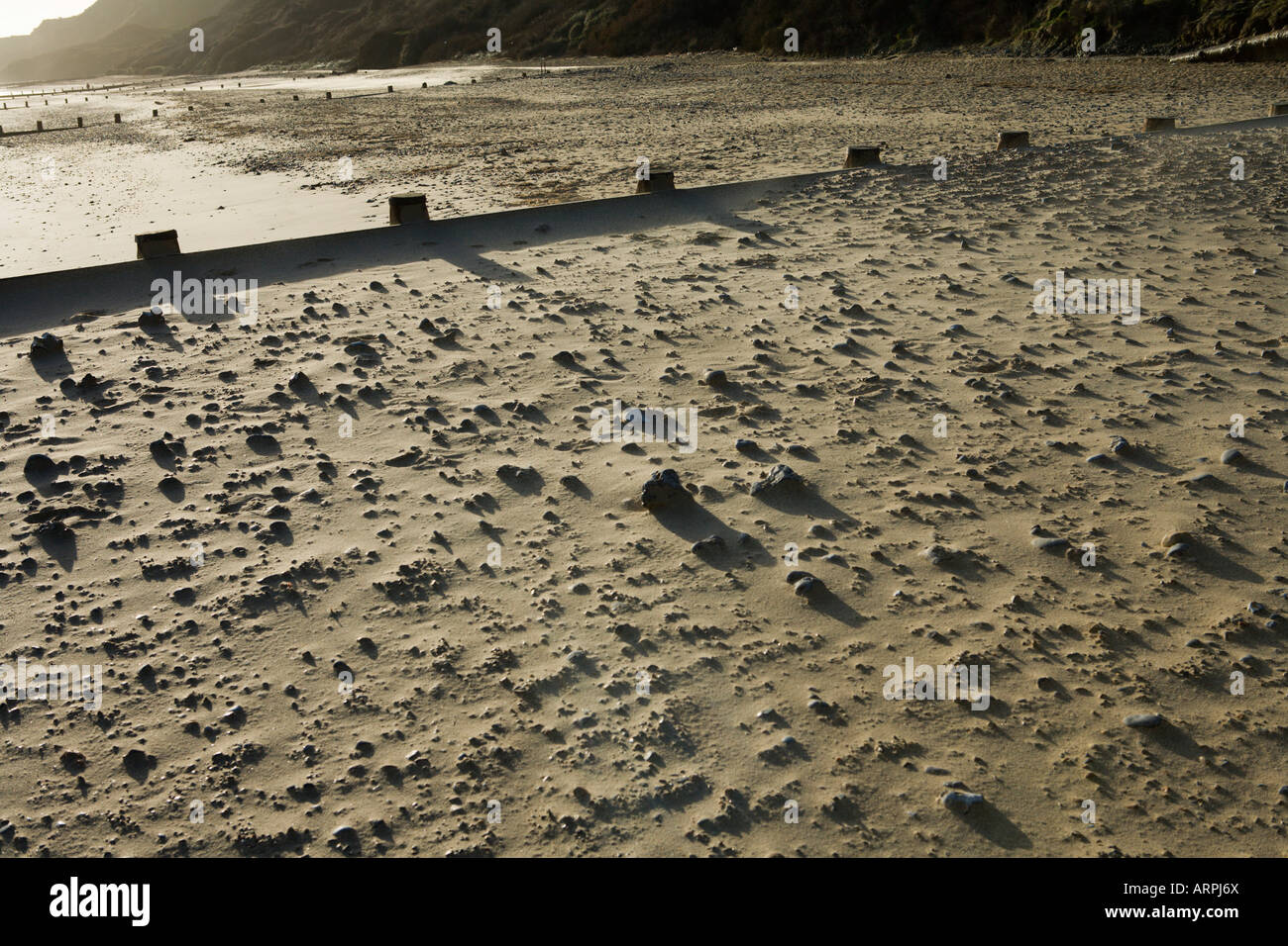 Cromer, North Norfolk, UK. wind blown beach Stock Photo - Alamy